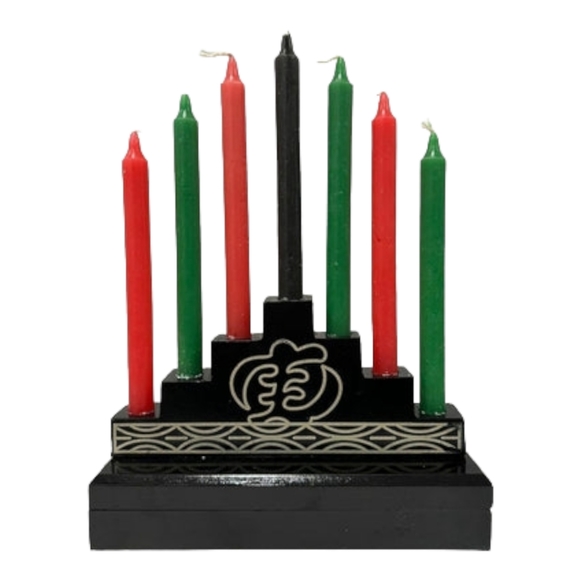 Holiday | African Adinkra Symbol Gye Nyame Kinara Set Kwanzaa | Poshmark